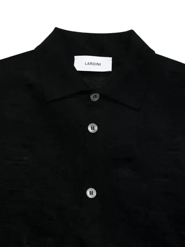 LARDINI Knit Shirt - Black