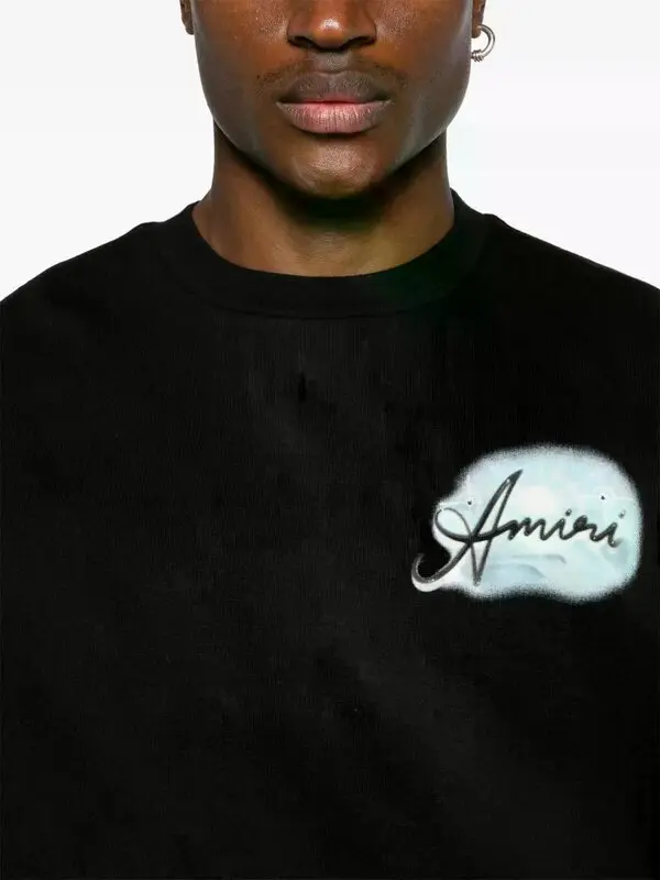 Amiri Paradise Airbrush Cotton T-shirt