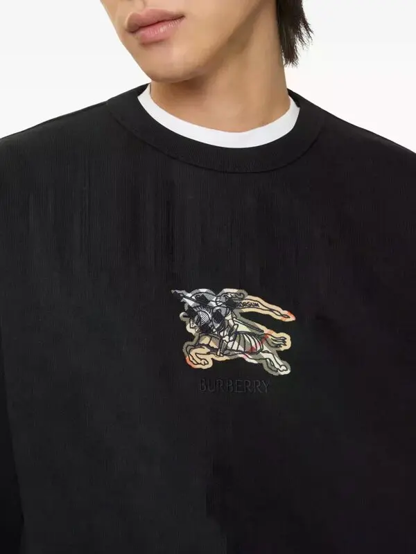 Burberry Equestrian-knight Check Sweatshirt