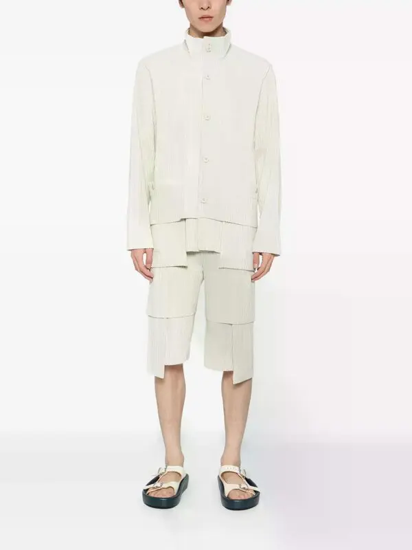 Issey Miyake Pleated Multi-pocket Shorts