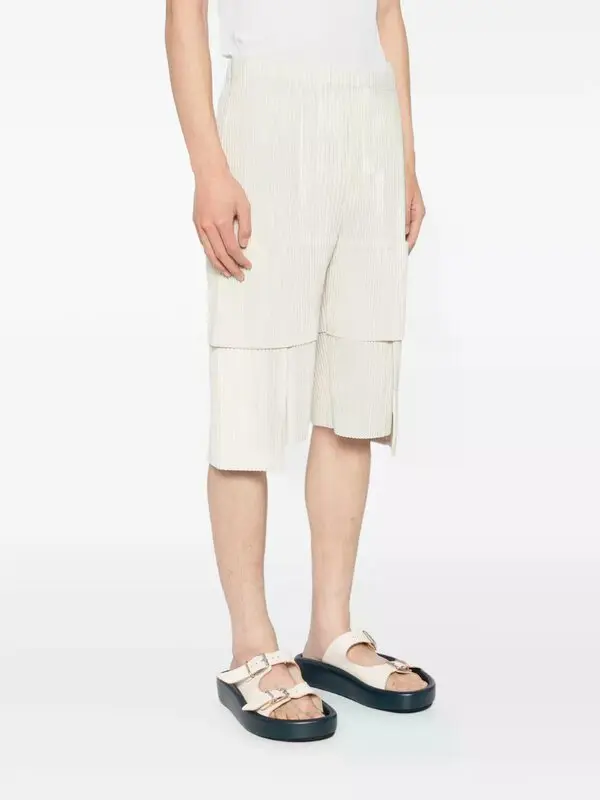 Issey Miyake Pleated Multi-pocket Shorts