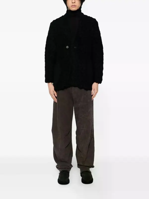 DEVOA Cable-knit Cardigan