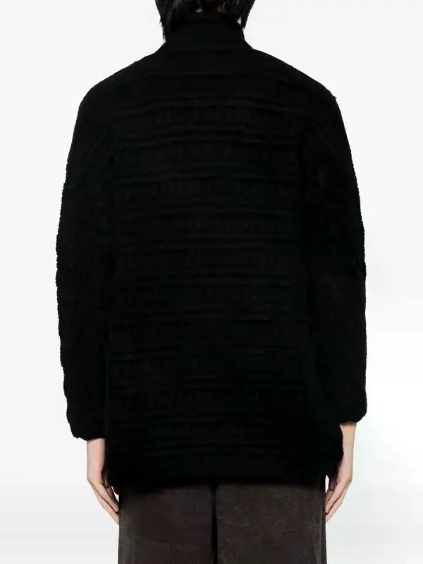 DEVOA Cable-knit Cardigan