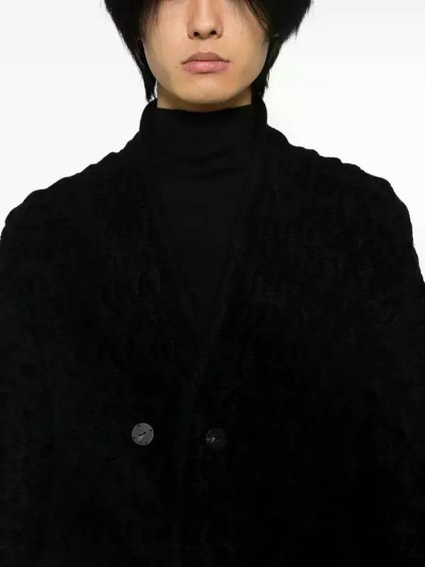 DEVOA Cable-knit Cardigan