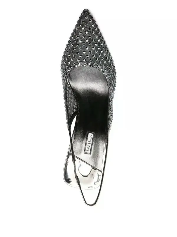 LE SILLA 100mm Embellished Slingback Heeled Pumps