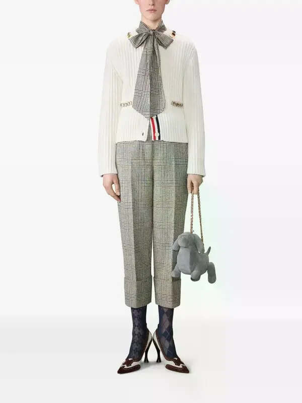 Thom Browne Hunting Tweed Silk Twill Shirt
