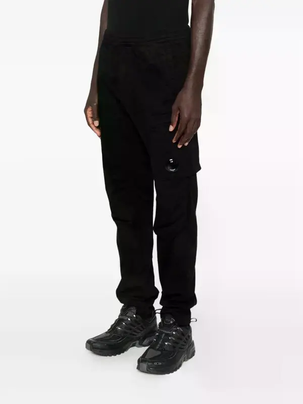 C.P. COMPANY Cargo Track Pants - Black
