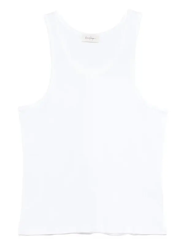 SECOND / LAYER Ribbed-cotton Tank Top