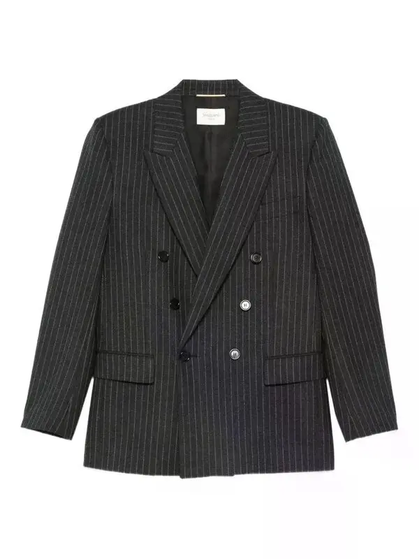 Saint Laurent Pinstripe Double-breasted Blazer