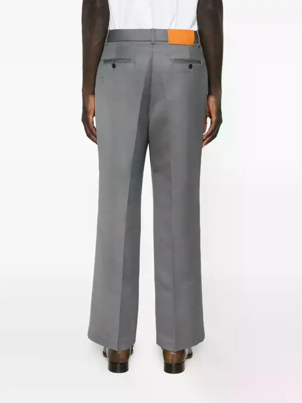 SECOND / LAYER Pleated Wool Trousers