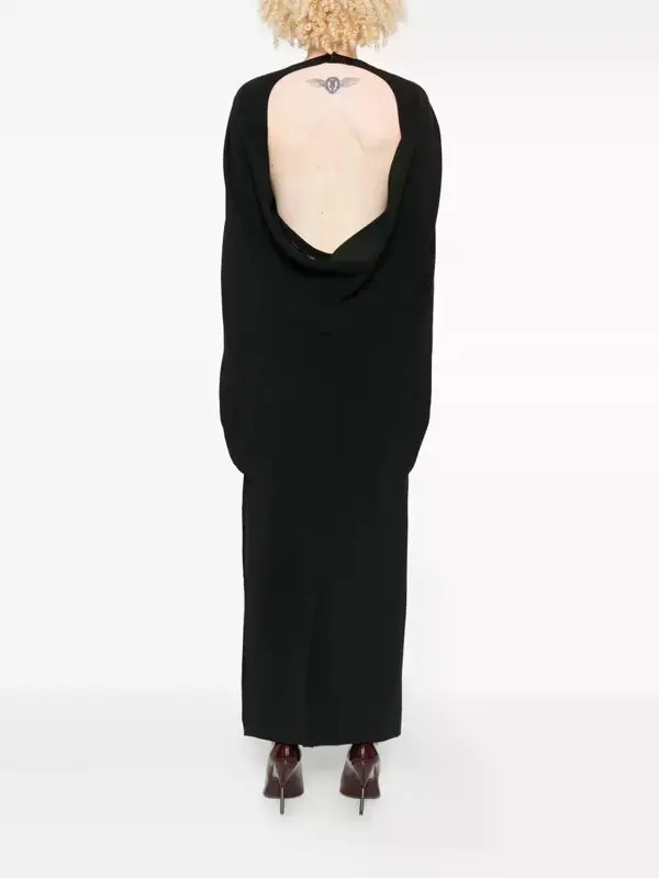 Alberta Ferretti Halter-neck Midi Dress