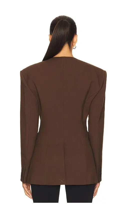 EAVES Naama Blazer - Brown