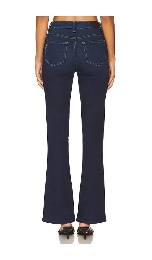 Paige High Rise Laurel Canyon Bootcut Jeans - Blue