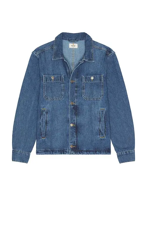 Marine Layer Patrick Denim Overshirt In . Also