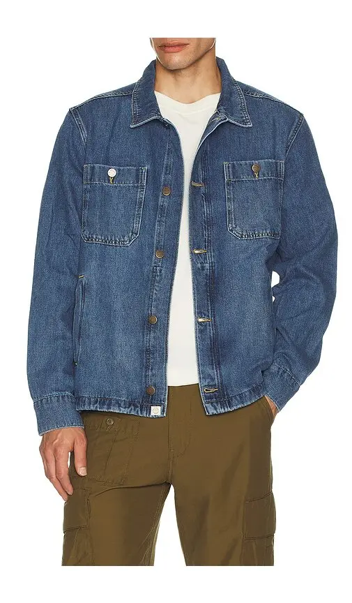 Marine Layer Patrick Denim Overshirt In . Also