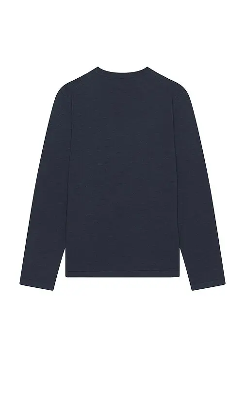 Simkhai Peter Long Sleeve Pullover Sweater - Navy