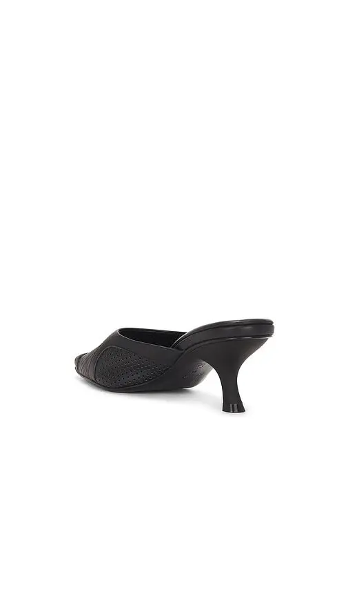ST. AGNI Perforated Heel Mules