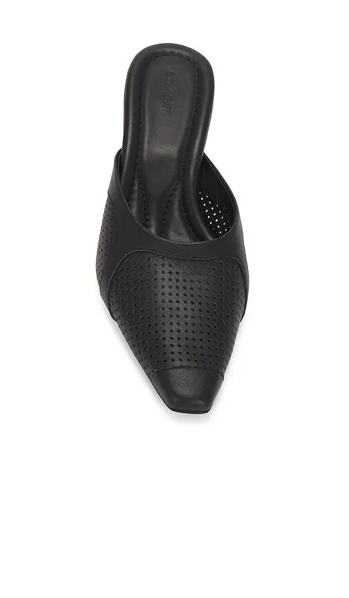 ST. AGNI Perforated Heel Mules