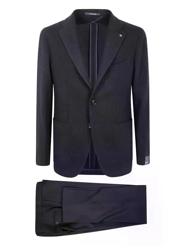 Tagliatore Two-button Wool Blazer - Black