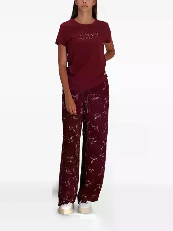 Armani Exchange Logo-embellished Cotton T-shirt