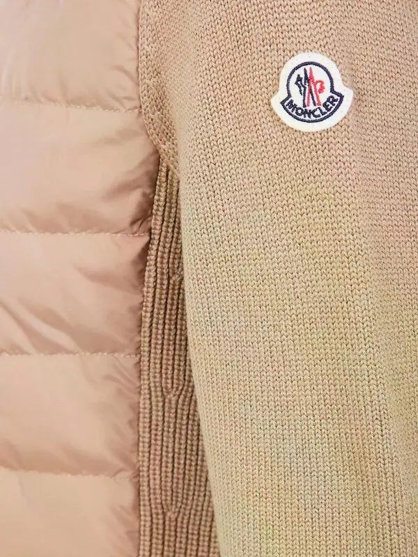 Moncler Quilted Knit Padded Jacket