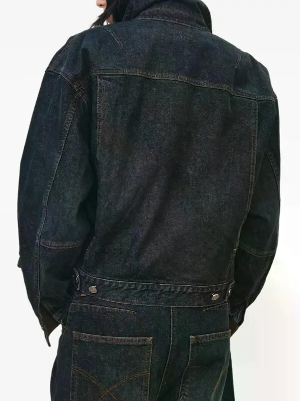 STUDIO TOMBOY Corduroy-collar Denim Jacket