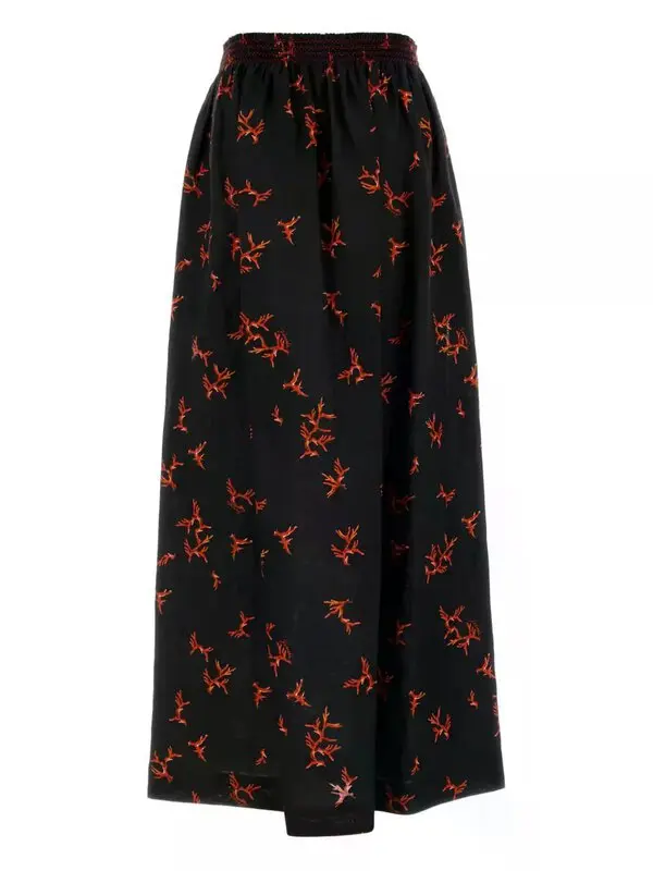 Fendi Printed Elastic-waist Skirt