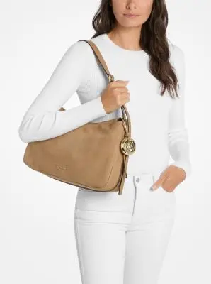 Michael Kors Nolita Medium Nubuck Convertible Shoulder Bag