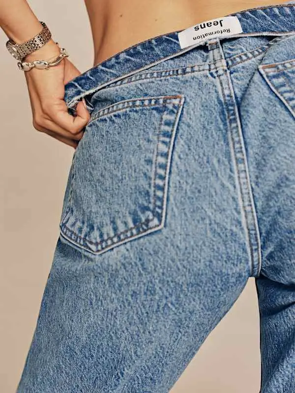 REFORMATION Val 90s Straight Jeans