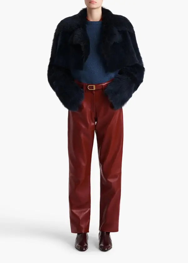 Khaite Milo Cashmere Sweater - Indigo