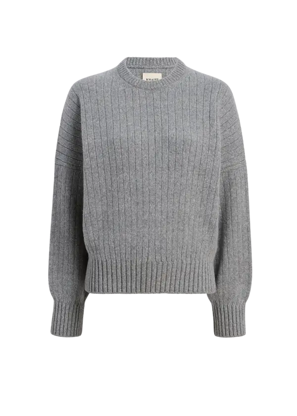 Khaite Lennox Cashmere Sweater - Fog