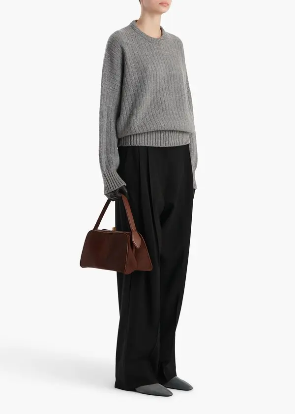 Khaite Lennox Cashmere Sweater - Fog