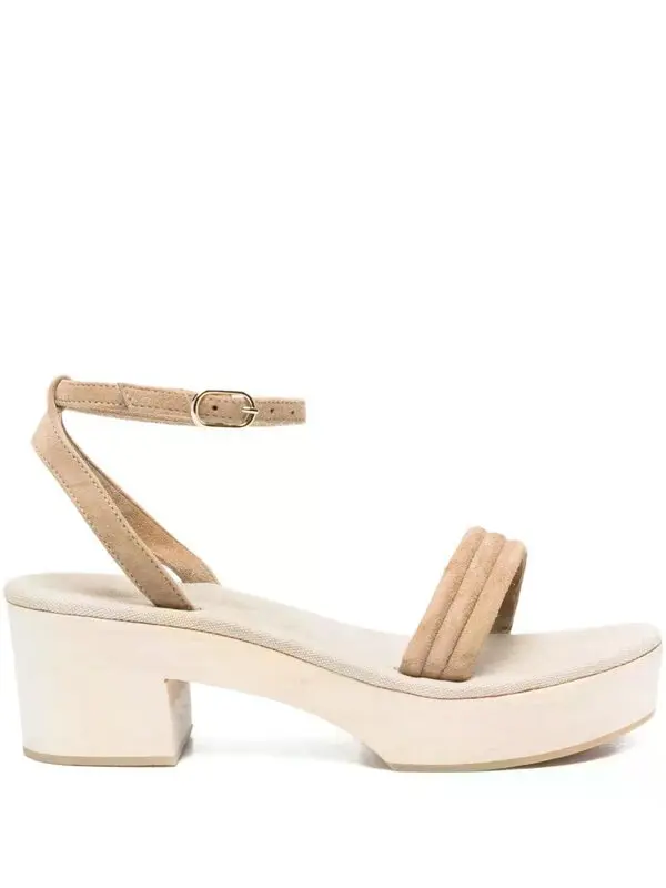 ANNE THOMAS Ankle-strap Platform Sandals