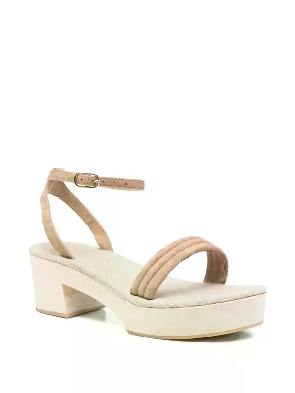 ANNE THOMAS Ankle-strap Platform Sandals