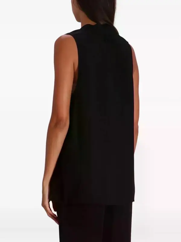 Armani Exchange V-neck Sleeveless Top