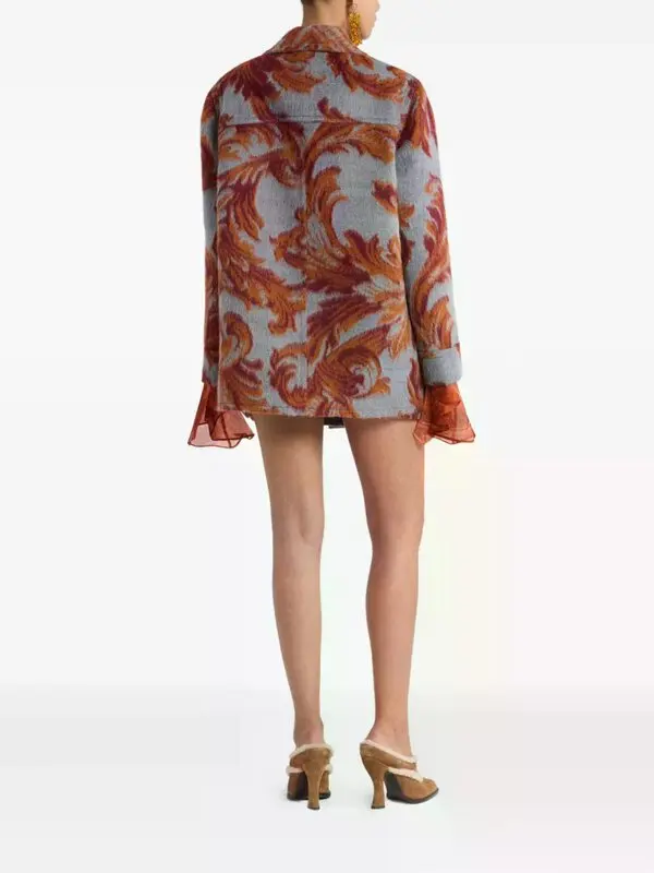 Etro Jacquard Toggle Coat