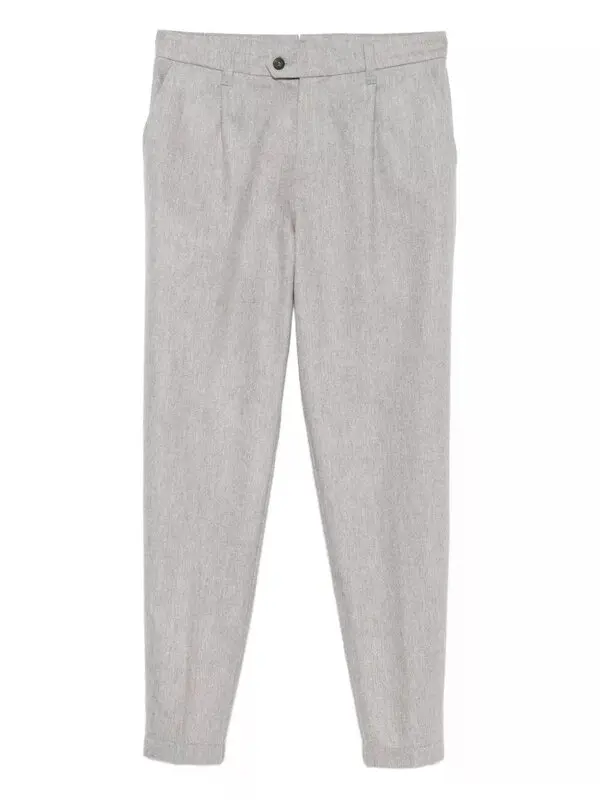Eleventy Pleated-front Trousers