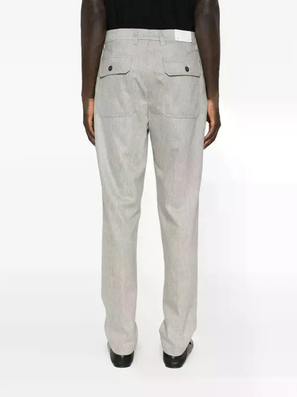 Eleventy Pleated-front Trousers