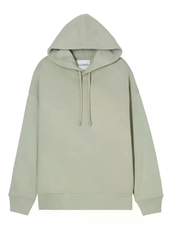 Closed Hooded Organic Cotton Sweatshirt