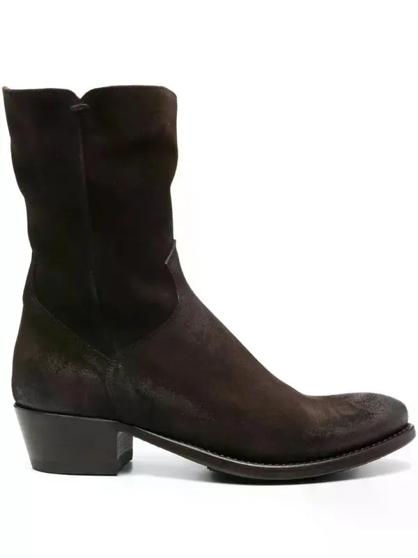 PANTANETTI Suede Cowboy Boots
