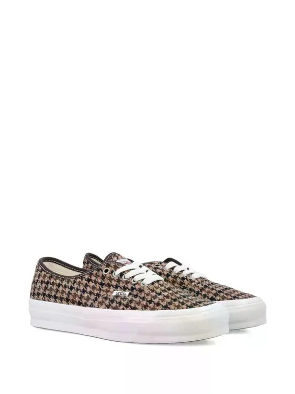 VANS Lx Authentic 44 Houndstooth-pattern Sneakers - Brown