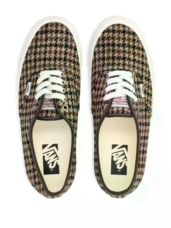 VANS Lx Authentic 44 Houndstooth-pattern Sneakers - Brown
