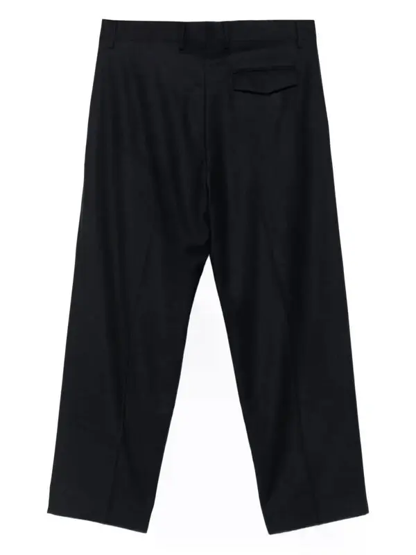 COSTUMEIN Pleated Wool Trousers - Blue