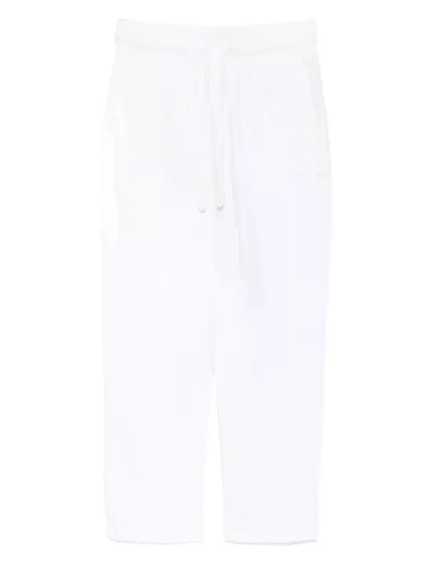 Marc O'polo Drawstring Cropped Trousers - White