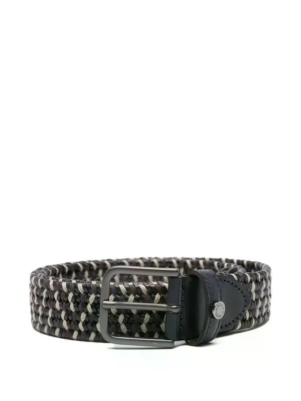Paul & Shark Braided Belt - Black