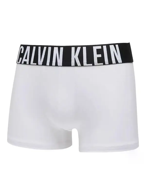 Calvin Klein Intense Power Logo-waistband Trunks - Black