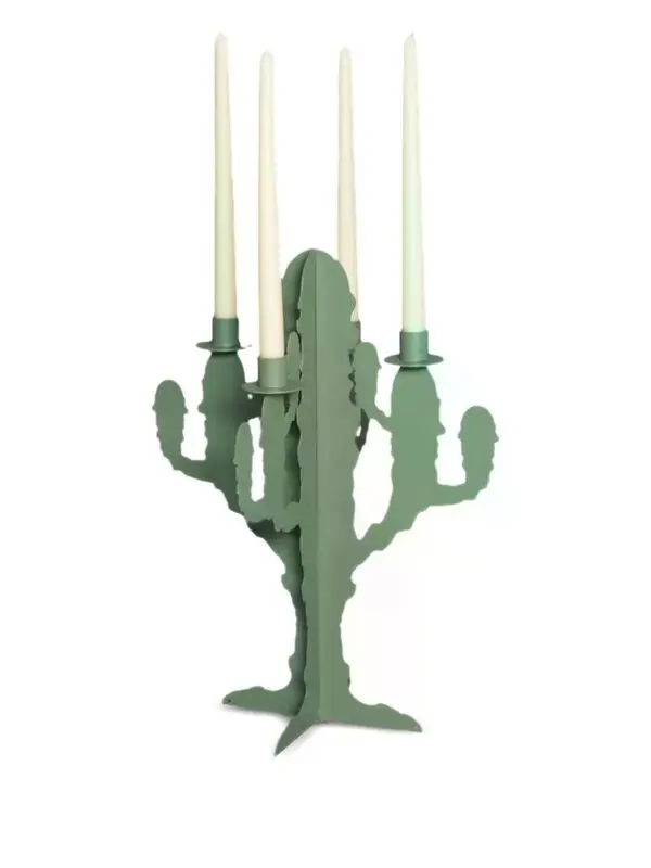 ARTI & MESTIERI Cactus Four-candle Holder - Green