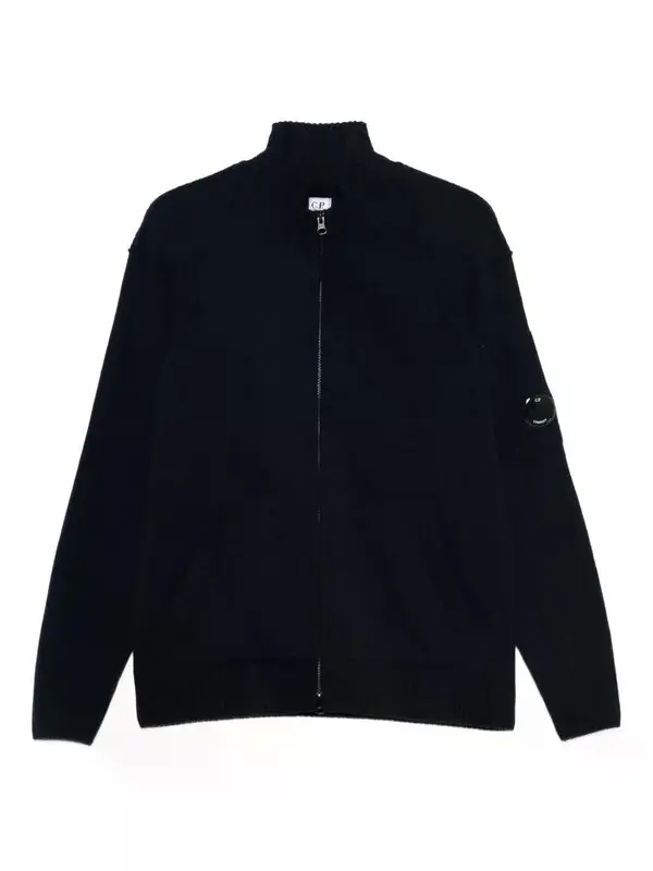 C.P. COMPANY Lambswool Zip-front Cardigan