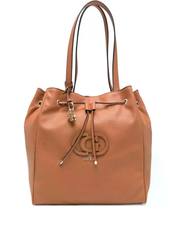 Guess Logo-plaque Bucket Bag