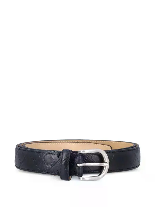 MFPEN Crocodile-embossed Leather Belt